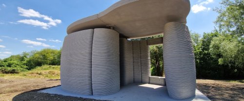 First cement-free concrete “Tiny House” of 3D-printed parts - MC-Bauchemie